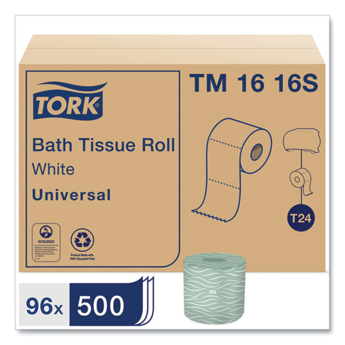 Universal Bath Tissue, Septic Safe, 2-ply, White, 500 Sheets-roll, 96 ...